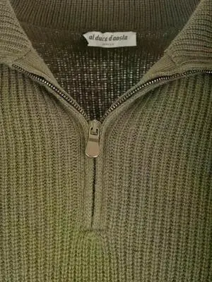 AL DUCA D’AOSTA 1902 Ribbed Half-zip Sweater