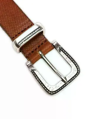 AL DUCA D’AOSTA 1902 Textured Finish Buckle-fastening Belt