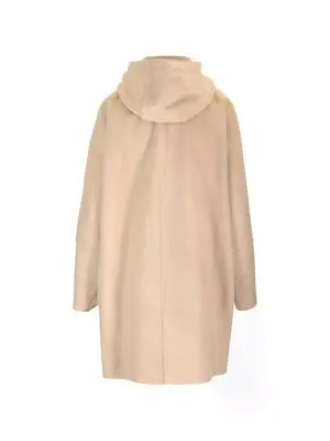 Max Mara Arturo Double-breasted Hooded Coat - Neutrals