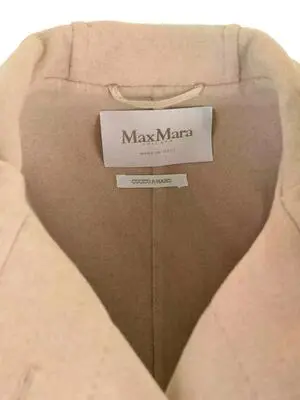 Max Mara Arturo Double-breasted Hooded Coat - Neutrals