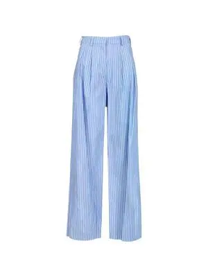 AL DUCA D’AOSTA 1902 Striped Pleated Wide-leg Trousers