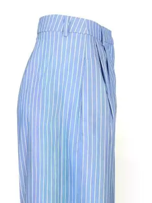 AL DUCA D’AOSTA 1902 Striped Pleated Wide-leg Trousers
