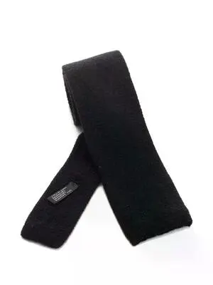 AL DUCA D’AOSTA 1902 Knit Cashmere Neck Tie - Black