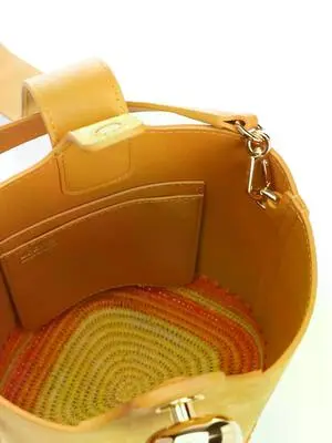 Loewe Mini Pebble Suede Bucket Bag