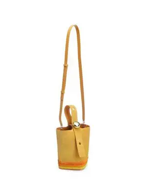 Loewe Mini Pebble Suede Bucket Bag