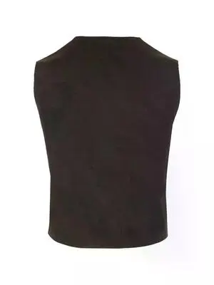 AL DUCA D’AOSTA 1902 Milano Stitch V-neck Gilet