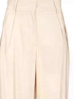 AL DUCA D’AOSTA 1902 Beige Double-pleated Wide-leg Trousers