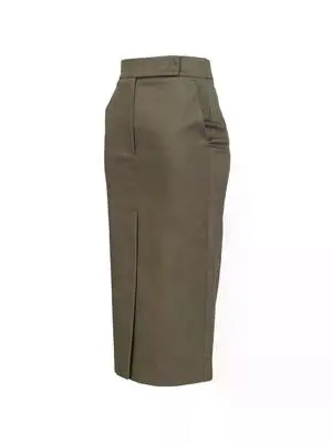 AL DUCA D’AOSTA 1902 Cotton Twill Pencil Skirt
