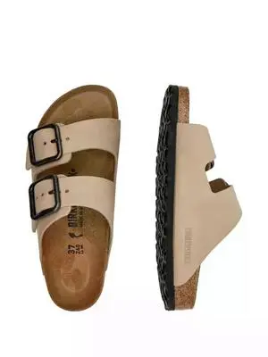 BIRKENSTOCK Arizona Double Strap Buckle Sandals - Neutrals