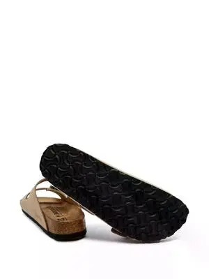 BIRKENSTOCK Arizona Double Strap Buckle Sandals - Neutrals
