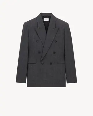 Saint Laurent Double-breasted Wool Jacket