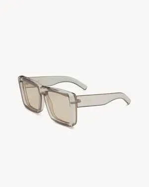 Saint Laurent Sl 900 Howl Sunglasses - Transparent Beige