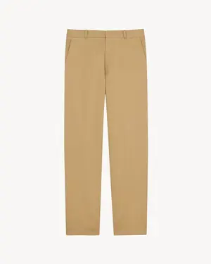 Saint Laurent Chinos In Cotton Gabardine
