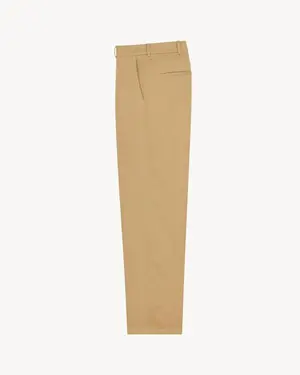Saint Laurent Chinos In Cotton Gabardine