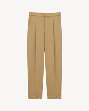 Saint Laurent Slim-fit Wool And Mohair Tailored Pants