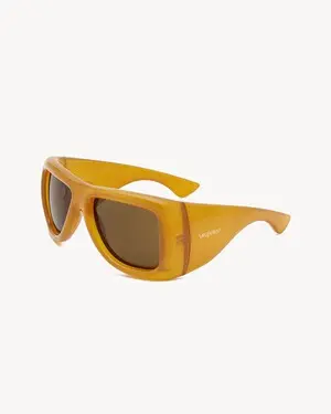 Saint Laurent Sl 902 Howl Sunglasses - Mustard