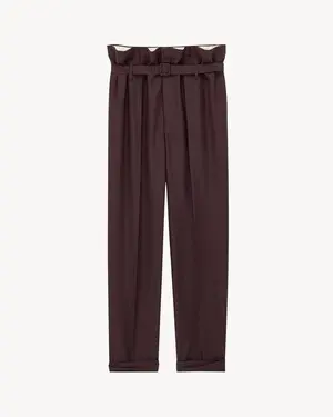 Paper Bag Waist Pants For Men