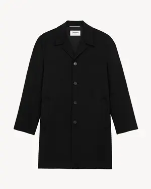Saint Laurent Coat In Cashmere