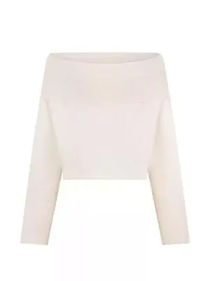 P.a.r.o.s.h Off-shoulder Cropped Sweater