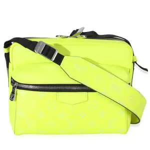 LOUIS VUITTON Louis Vuitton Neon Taigarama Monogram Canvas Outdoor Messenger Bag Yellow