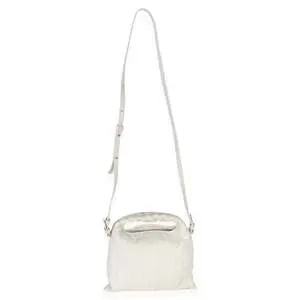 Bottega Veneta Nappa Intrecciato Hop Hobo - White