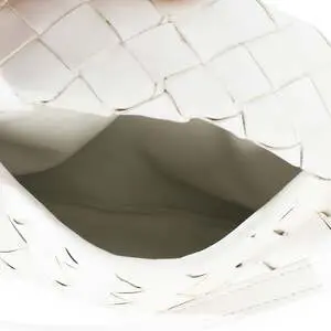 Bottega Veneta Nappa Intrecciato Hop Hobo - White