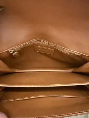 Saint Laurent Smooth Calfskin Le Maillon Satchel