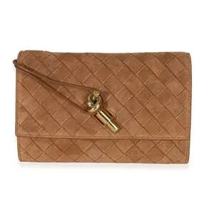 Bottega Veneta Andiamo Pouch - Brown