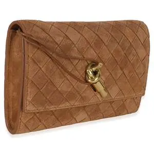 Bottega Veneta Andiamo Pouch - Brown