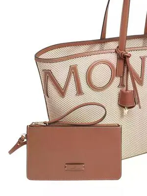 Moncler Logo Detail Tote Bag - Neutrals