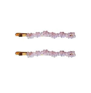 HEADBANDS OF HOPE Rose Quartz Bobby Pin Set - Pink