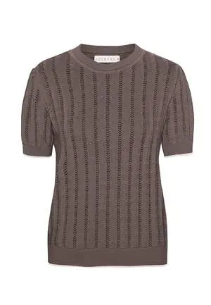 Grobund Textured T-shirts For Women