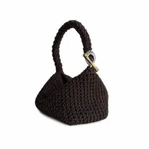 ISKRA Gigi Clasp Bag - Brown