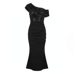 Atom Label Drop Shoulder Dresses