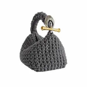 ISKRA Gigi Clasp Bag - Grey