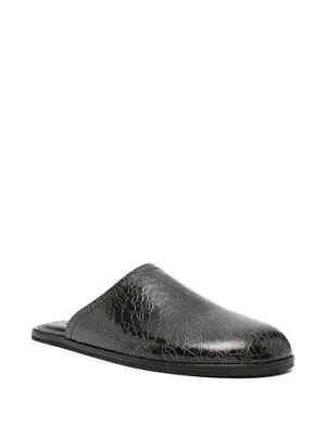 NAMACHEKO Crackled Effect Loafers