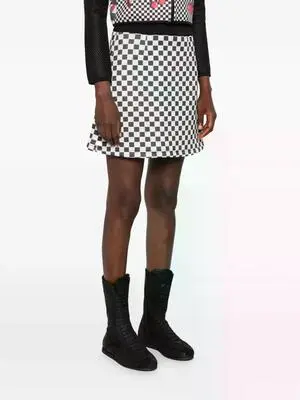 The Artistylist Check-pattern Mini Skirt