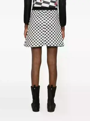 The Artistylist Check-pattern Mini Skirt
