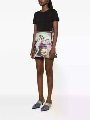 The Artistylist Graphic-print A-line Dress - Pink