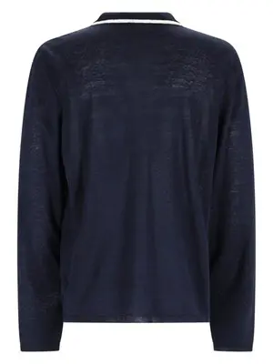 Giorgio Armani Polo In Lino E Seta