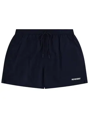 REPRESENT Costume Da Bagno Con Logo - Blue