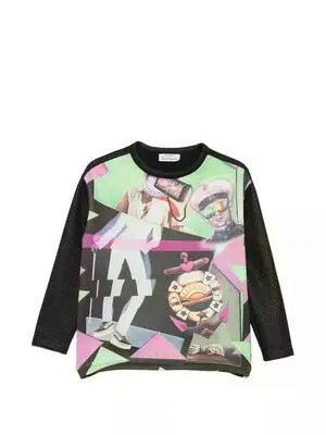 The Artistylist Popstar Graphic-print Crewneck Sweatshirt - Black
