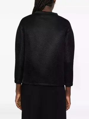 The Artistylist Graphic-print Mesh-sleeve Sweatshirt