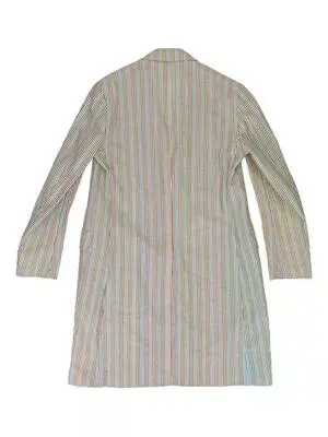 LANVIN Striped Longline Coat