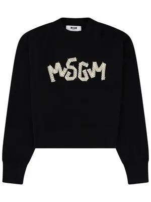 MSGM Sweatshirt With Logo Detail