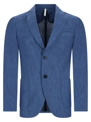 120% Lino Single Breasted Linen Jacket