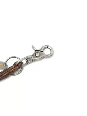 Ralph Lauren Braided Leather Keyring
