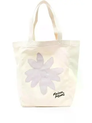 Maison Kitsuné Flower Detail Shoulder Bag