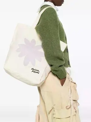 Maison Kitsuné Flower Detail Shoulder Bag