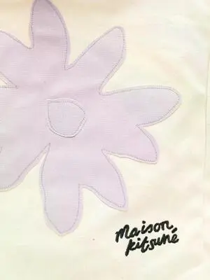 Maison Kitsuné Flower Detail Shoulder Bag
